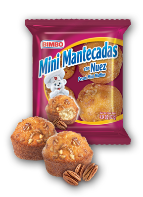 Bimbo® Bread - Mini Mantecadas - Pecan Mini Muffins